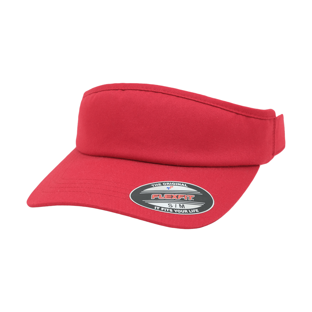 Flexfit® Wooly Combed Visor 8777 (Red)
