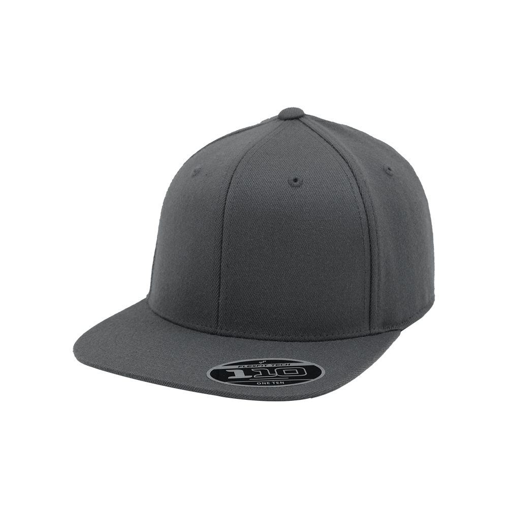 Flexfit 110F ONE TEN Snapback Cap (Grey)