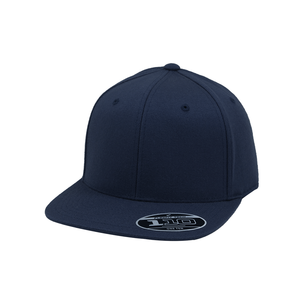 Flexfit 110F ONE TEN Snapback Cap (Navy)