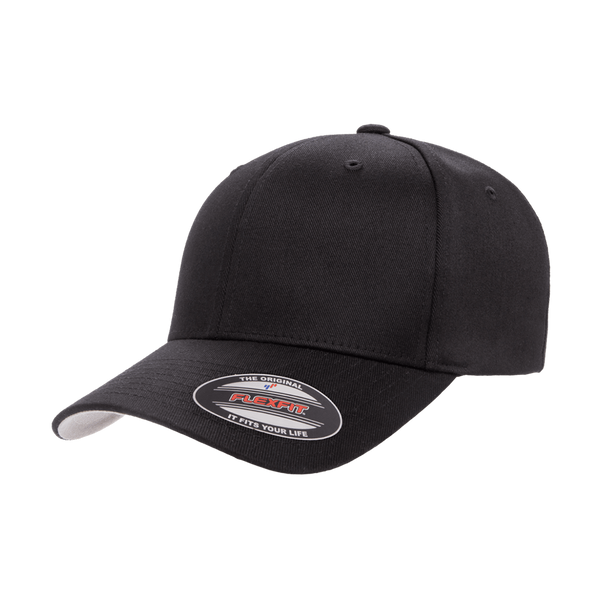 Flexfit® Wooly Combed Cap 6277 (Black)