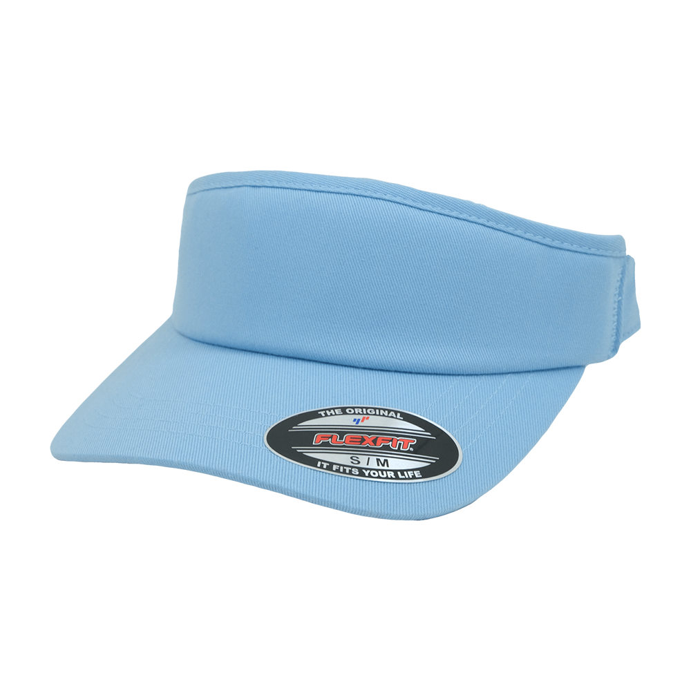 Flexfit® Wooly Combed Visor 8777 (Carolina Blue)