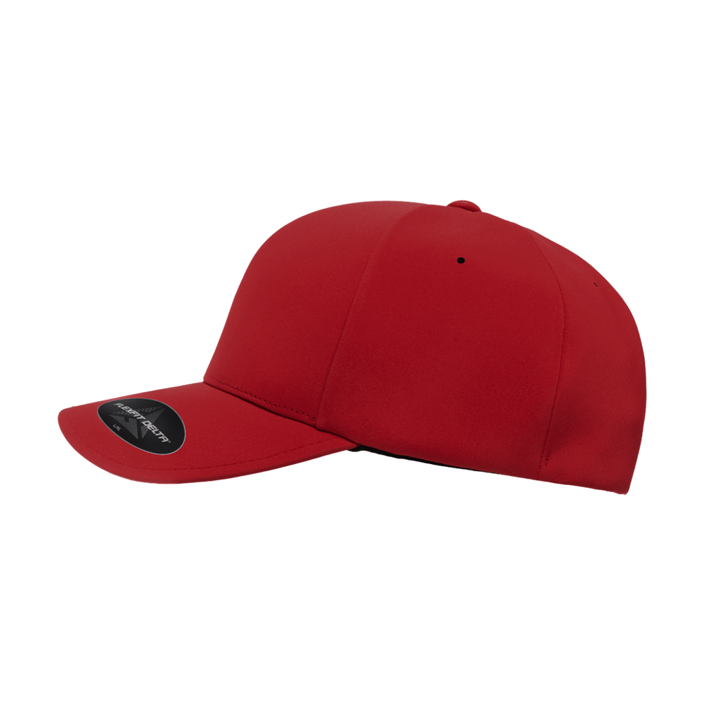 Flexfit Delta® Fitted Cap (Red)