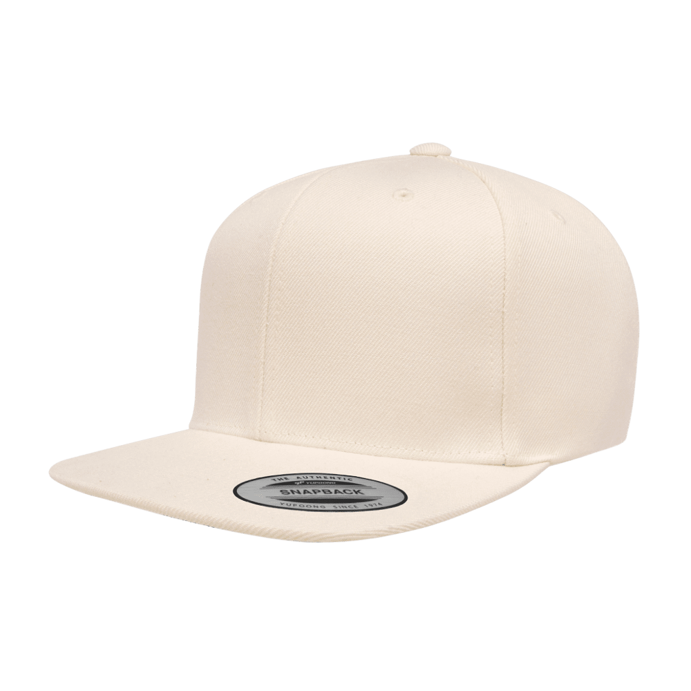 YP Classics® Premium Snapback Cap 6089M (Natural)