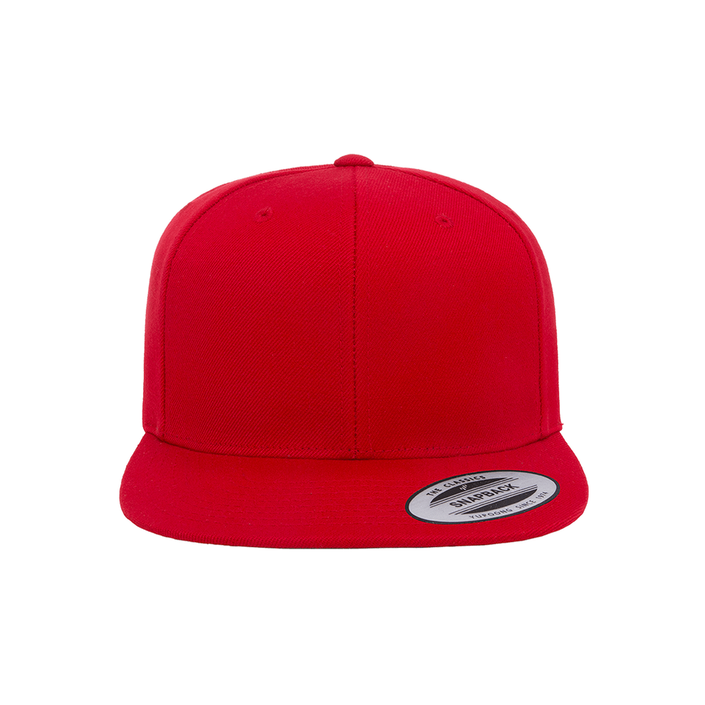 YP Classics® Premium Snapback Cap 6089M (Red)