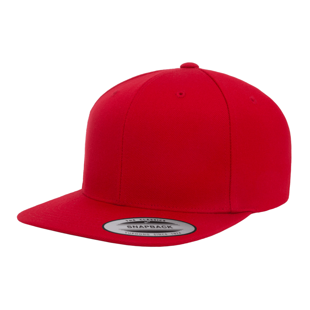 YP Classics® Premium Snapback Cap 6089M (Red)