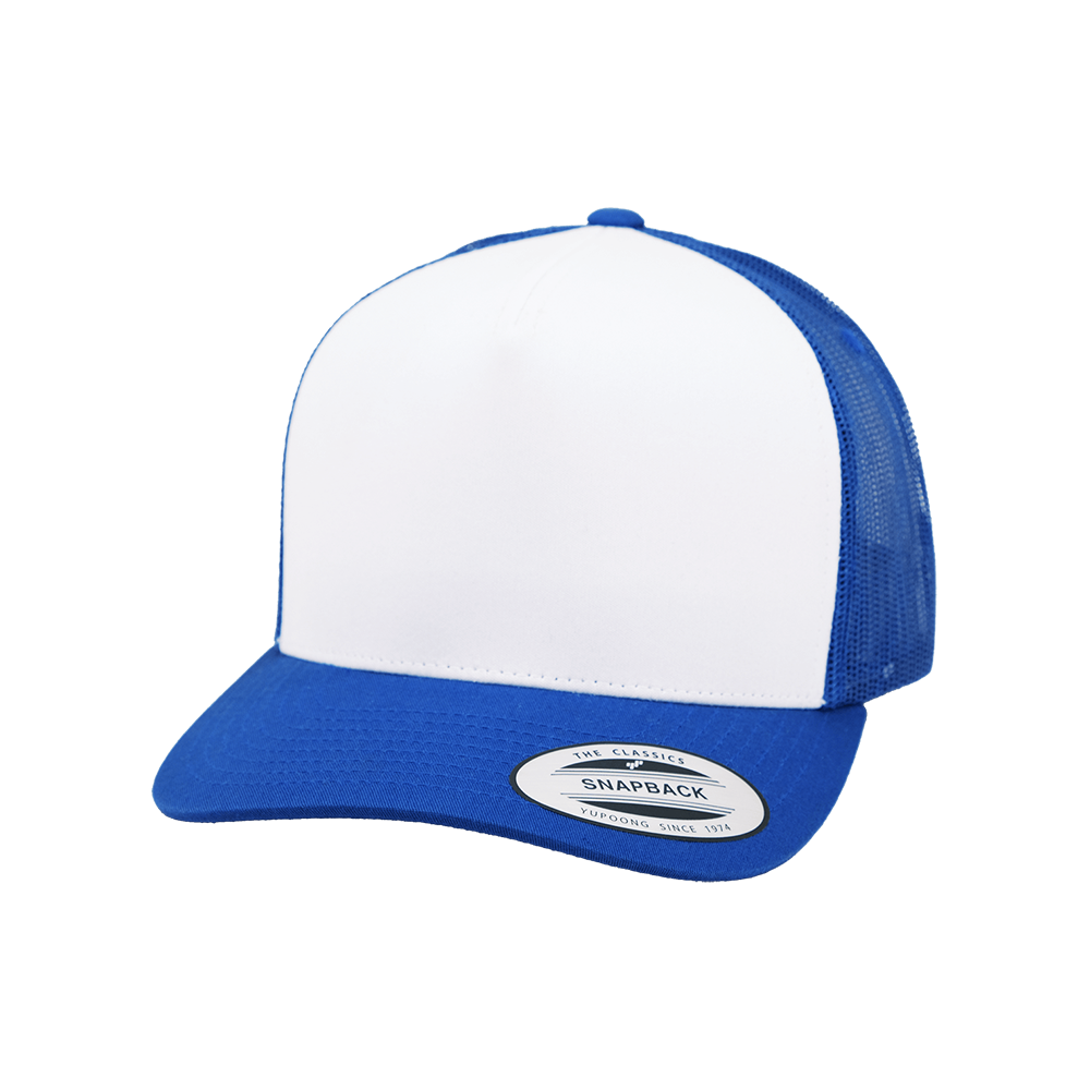 YP Classics® Trucker Cap 6005FWB (Royal Blue/White/Royal Blue)